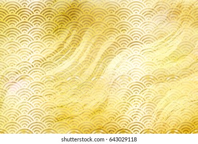 Gold Paper River Texture Stock Vector (Royalty Free) 643029118 ...