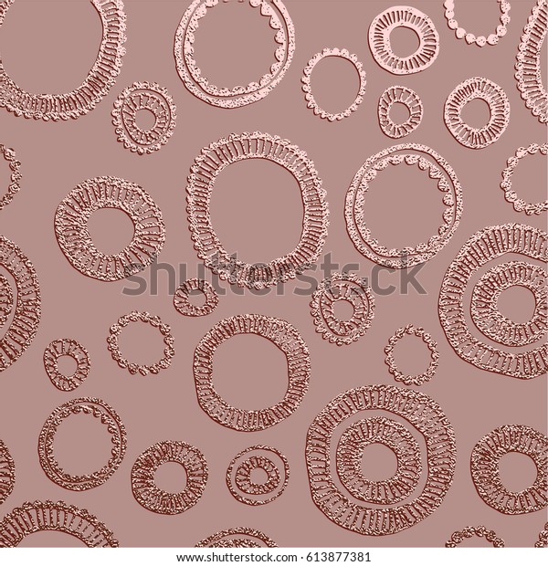 Gold Pink Vector Illustration Rose Quartz Stock Vector (Royalty Free ...