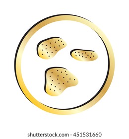 Gold Potato Chips Icon Stock Vector (Royalty Free) 451531660 | Shutterstock