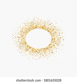 Gold Rain Luxury Transparent Background Modern Stock Vector (Royalty ...