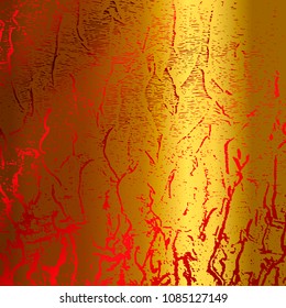 Gold Red Metal Background Vector Illustration Stock Vector (Royalty ...