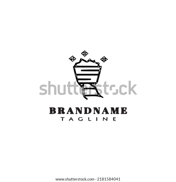 Gold Rush Logo Cartoon Design Template Stock Vector (Royalty Free ...