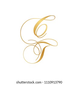 Gold Foliage Script Letter K: เวกเตอร์สต็อก (ปลอดค่าลิขสิทธิ์ ...
