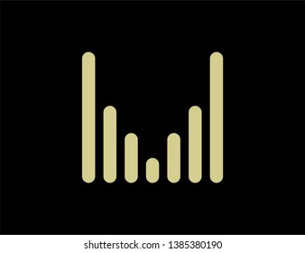 Gold Sound Wave Background Vector Illustration 스톡 벡터(로열티 프리) 1385380190 ...