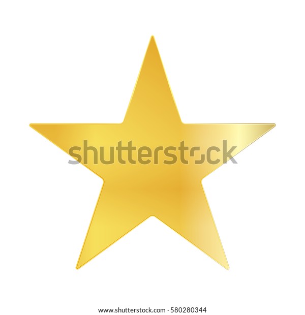 Gold Star Icon Vector Eps10 Gold Stock Vector (Royalty Free) 580280344 ...
