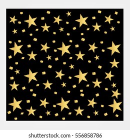 Cute Shining Stars Seamless Pattern Stock Vector (Royalty Free) 1527382919