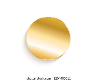 Gold Sticker Isolated Stock Vector (Royalty Free) 1204403011 | Shutterstock
