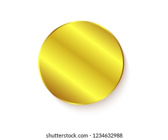 Gold Sticker Isolated Stock Vector (Royalty Free) 1234632988 | Shutterstock