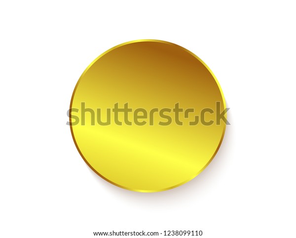 Gold Sticker Isolated Stock Vector (Royalty Free) 1238099110 | Shutterstock