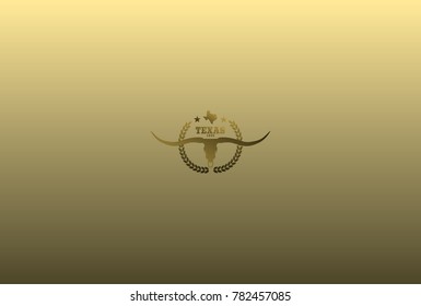Gold Texas Symbol Background Vector Eps Stock Vector (Royalty Free ...