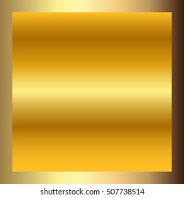 Gold Texture Square Golden Frame Isolated 스톡 벡터(로열티 프리) 507738514 ...