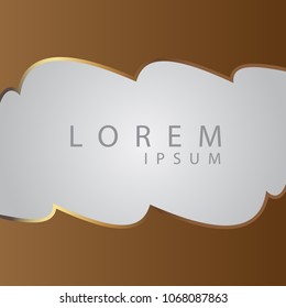 Gold Title Border Label Banner Template Stock Vector (Royalty Free ...