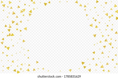 Gold Triangle Art Transparent Background Happy Stock Vector (Royalty ...