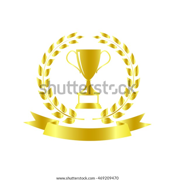 Gold Trophy Awards Icons Stock Vector (Royalty Free) 469209470 ...