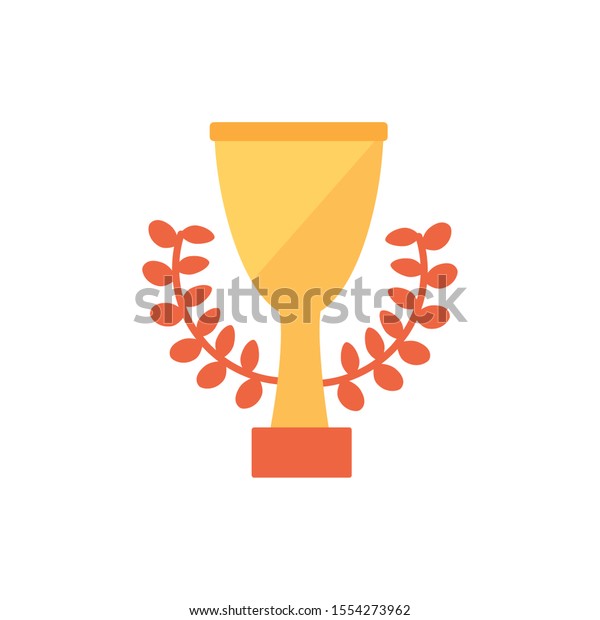 Gold Trophy Design Winner Competition Success Stock Vector (Royalty ...