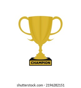 Gold Trophy Graphic Illustration Vector Stock Vector (Royalty Free ...