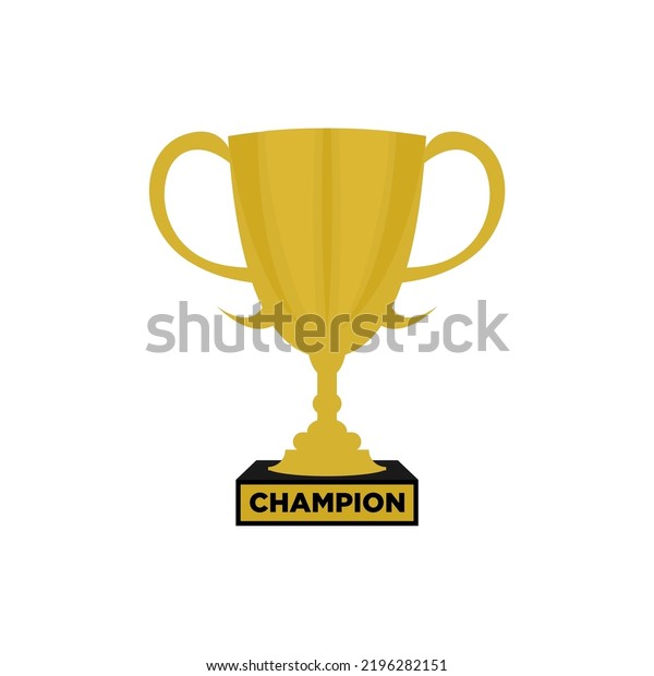 Gold Trophy Graphic Illustration Vector Stock Vector (Royalty Free ...