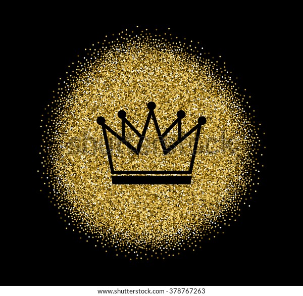 Gold Vip Logo Line Style Vector Stock Vector (Royalty Free) 378767263