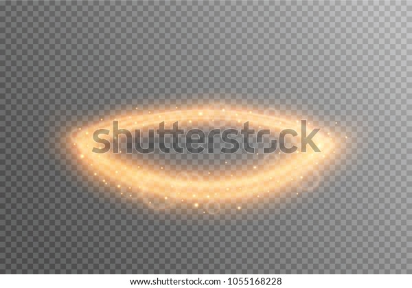 Golden Abstract Transparent Light Effect Background Stock Vector ...
