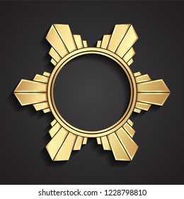 Golden Award 3d Frame Stock Vector (Royalty Free) 1228798810 | Shutterstock