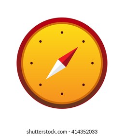 Golden Compass Vector Icon Stock Vector (Royalty Free) 414352033 ...