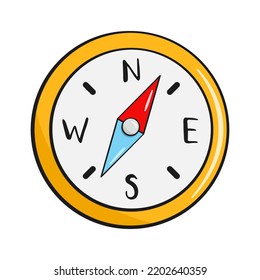 Golden Compass Vector Illustration Cartoon Stock Vector (Royalty Free ...