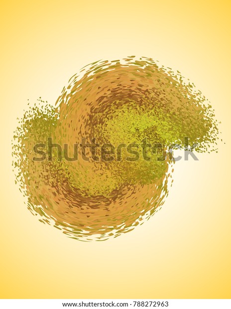 Golden Crumbs 3d Stock Vector (Royalty Free) 788272963 | Shutterstock