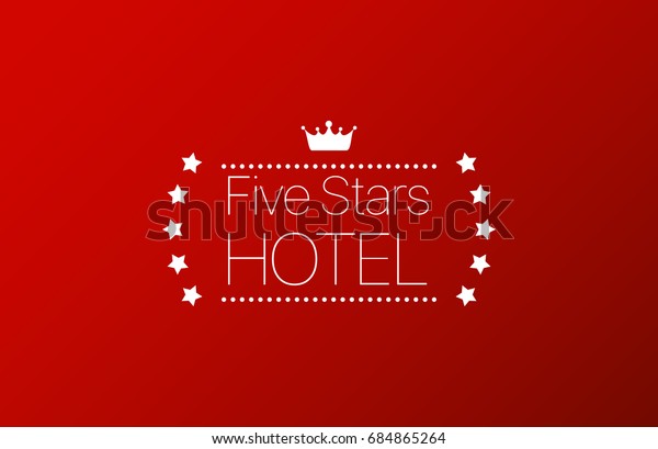 Golden Five Stars Round Logo Template Stock Vector (Royalty Free ...