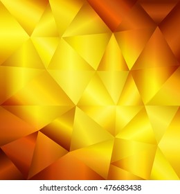 Golden Geometric Background Stock Vector (Royalty Free) 476683438 ...