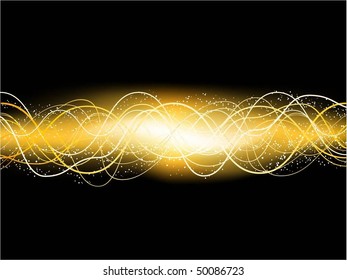 Golden Glow Background Stock Vector (Royalty Free) 50086723 | Shutterstock