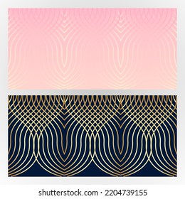 Golden Lines Pattern Background Luxury Gold Stock Vector (Royalty Free ...