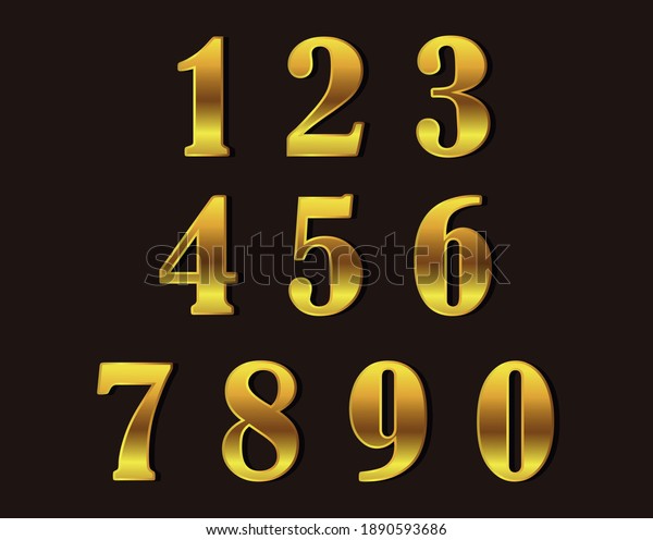 535,325 imágenes de Gold numbers - Imágenes, fotos y vectores de stock ...