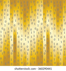 Golden Matrix Accurate Numbers Stock Vector (Royalty Free) 360290441 ...