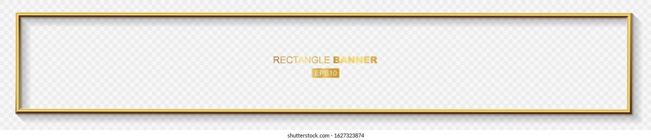 Golden Modern Wide Frame Border Design Stock Vector (Royalty Free ...