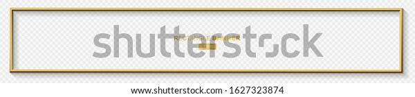 Golden Modern Wide Frame Border Design Stock Vector (Royalty Free ...