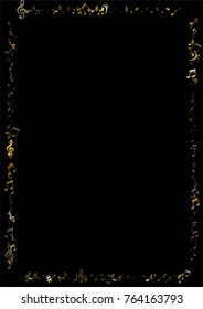383 Gold music notes border Images, Stock Photos & Vectors | Shutterstock