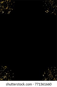 383 Gold music notes border Images, Stock Photos & Vectors | Shutterstock