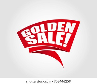 Golden Offer Labels Banners Stock Vector (Royalty Free) 703446259 ...