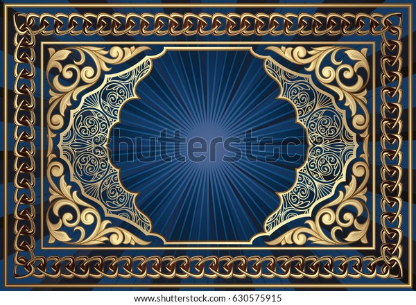 Golden Ornate Decorative Design Stock Vector (Royalty Free) 630575915 Golden Ornate Decorative Design Stock Vector (Royalty Free) 630575915