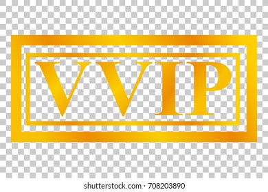 Golden Rectangle Stamp Vip Very Important Stock Vector (Royalty Free ...
