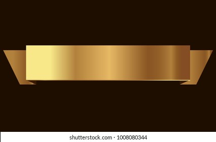 296,896 Gold Banner Ribbon Images, Stock Photos & Vectors | Shutterstock