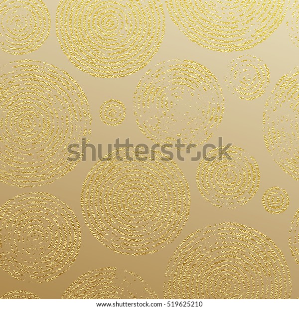 Golden Rings Gold Glitter Texture Seamless Stock Vector (Royalty Free ...