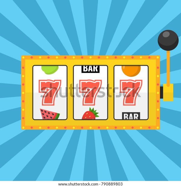 Goldener Spielautomat mit glücklichem Sevens Jackpot.: Stock ... Goldener Spielautomat mit glücklichem Sevens Jackpot.: Stock ...