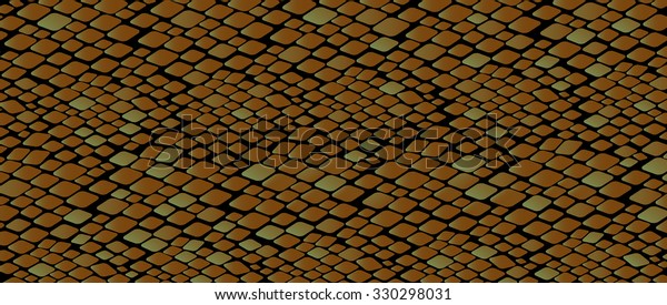 Golden Snake Skin Texture Stock Vector (Royalty Free) 330298031 ...