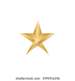 Golden Star Star Vector Gold Stock Vector (Royalty Free) 1995916196 ...