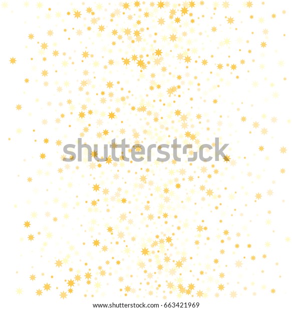Golden Stars Falling Down Vector Cosmic Stock Vector (Royalty Free ...