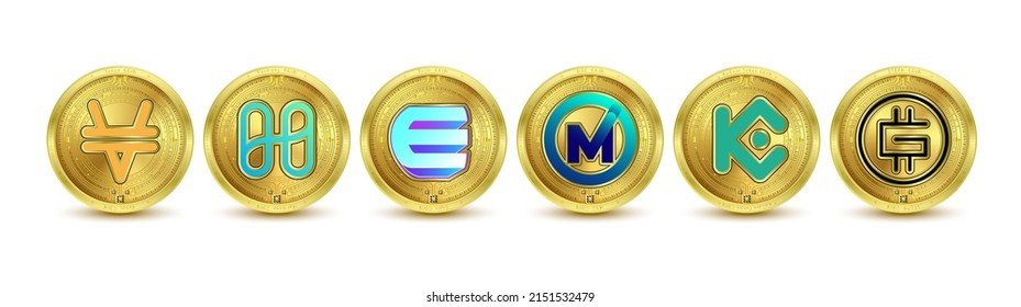 Axie Infinity Axs Coin Cryptocurrency Token Stock Vector (Royalty Free ...