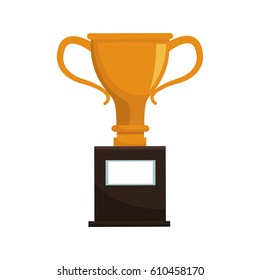 Golden Trophy Icon Stock Vector (Royalty Free) 610458170 | Shutterstock