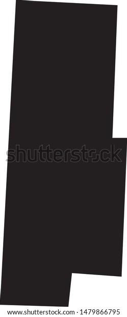 Golden Valley County Map State North Stock Vector (Royalty Free ...