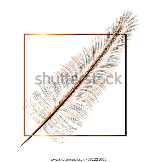 Golden Writing Pen Vector Illustration Stock Vector (Royalty Free ...